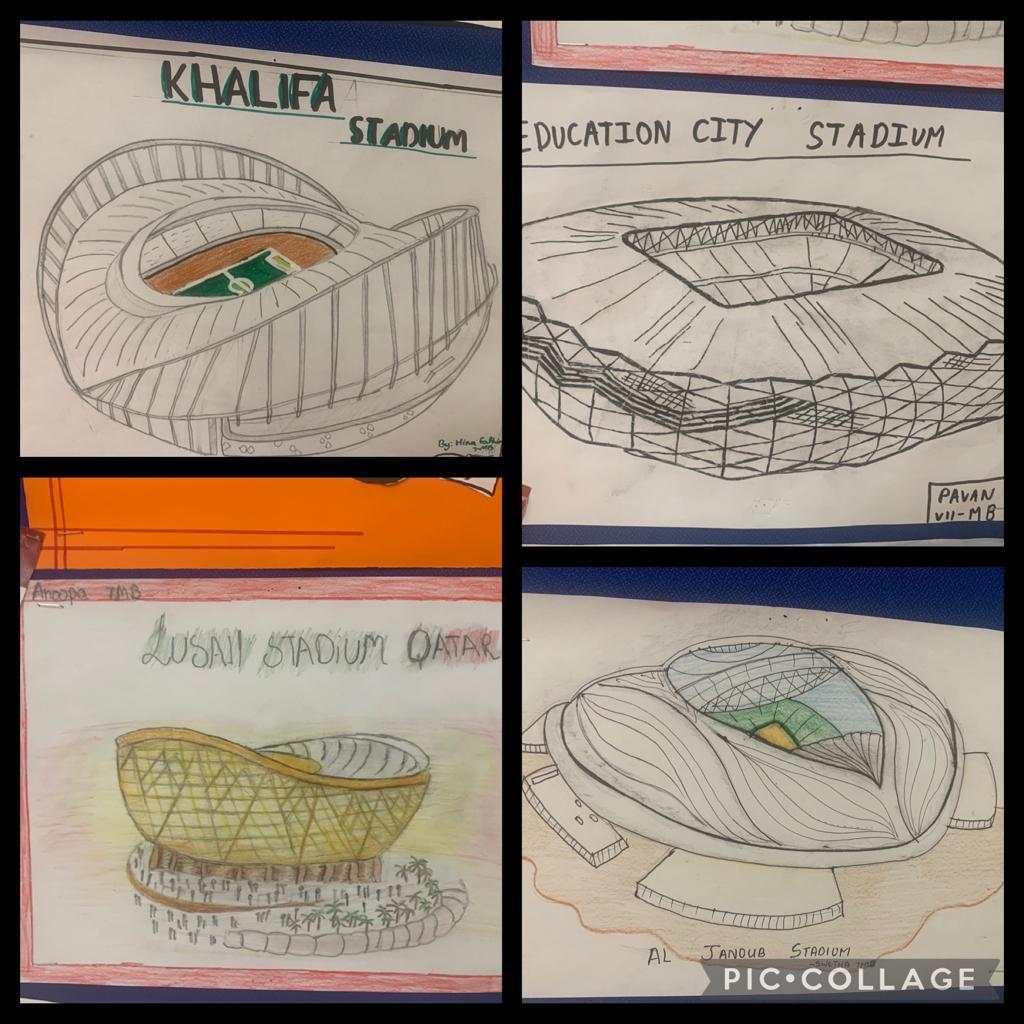 Class 6-8 FIFA 2022- Art & Craft Activity (Meshaf Campus) - Podar Pearl ...