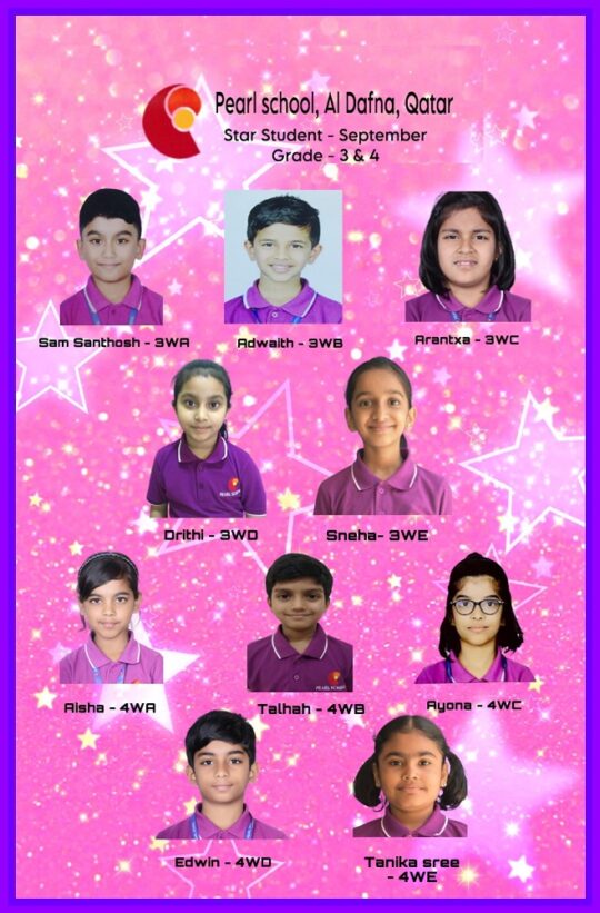 Star Student of The Month- September(Westbay campus 2023-2024) - Podar ...