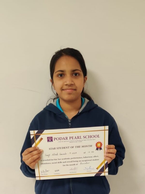 Star Student of the Month December: Classes IX -XII (Meshaf 2023-2024 ...