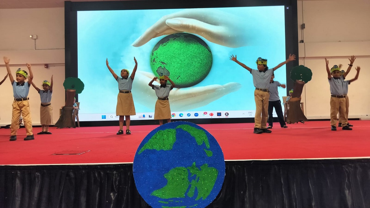 Class 2: Earth Day Assembly (Meshaf 2024-25) - Podar Pearl School