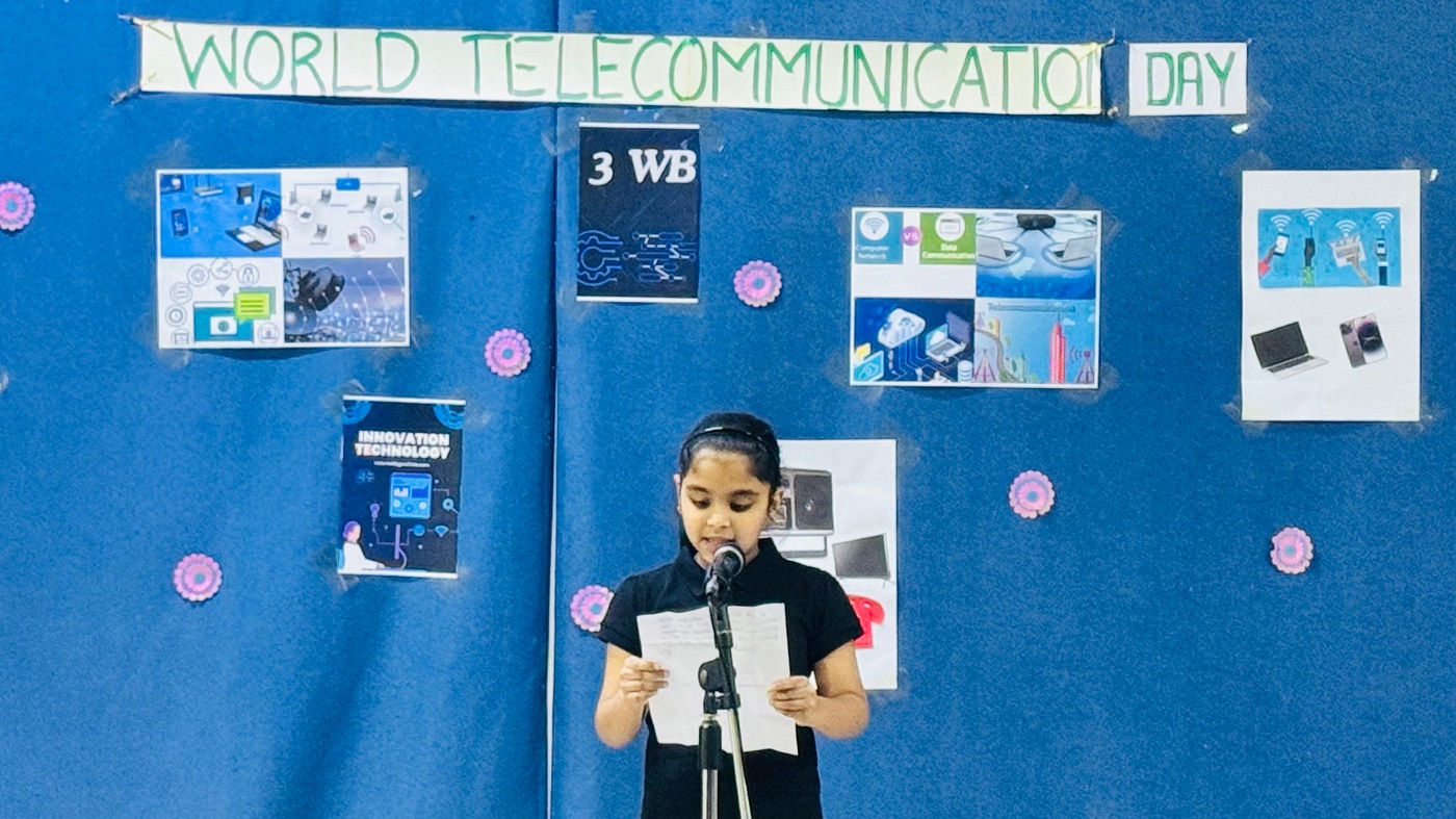 Grade 3: World Telecommunication Day (Dafna Campus 2024-25) - Podar Pearl School