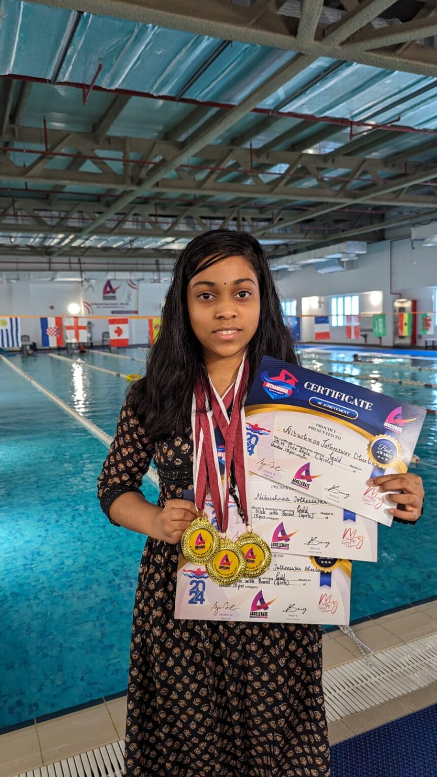 Accelerate Sports Center Intramural Swim Meet 2024 - Podar Pearl School