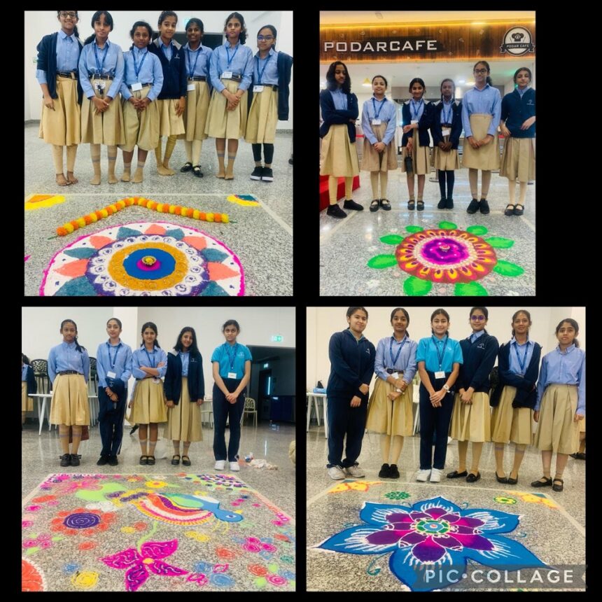 Grade 6 & 7: Rangoli Competition (Meshaf Campus 2024-25) - Podar Pearl ...