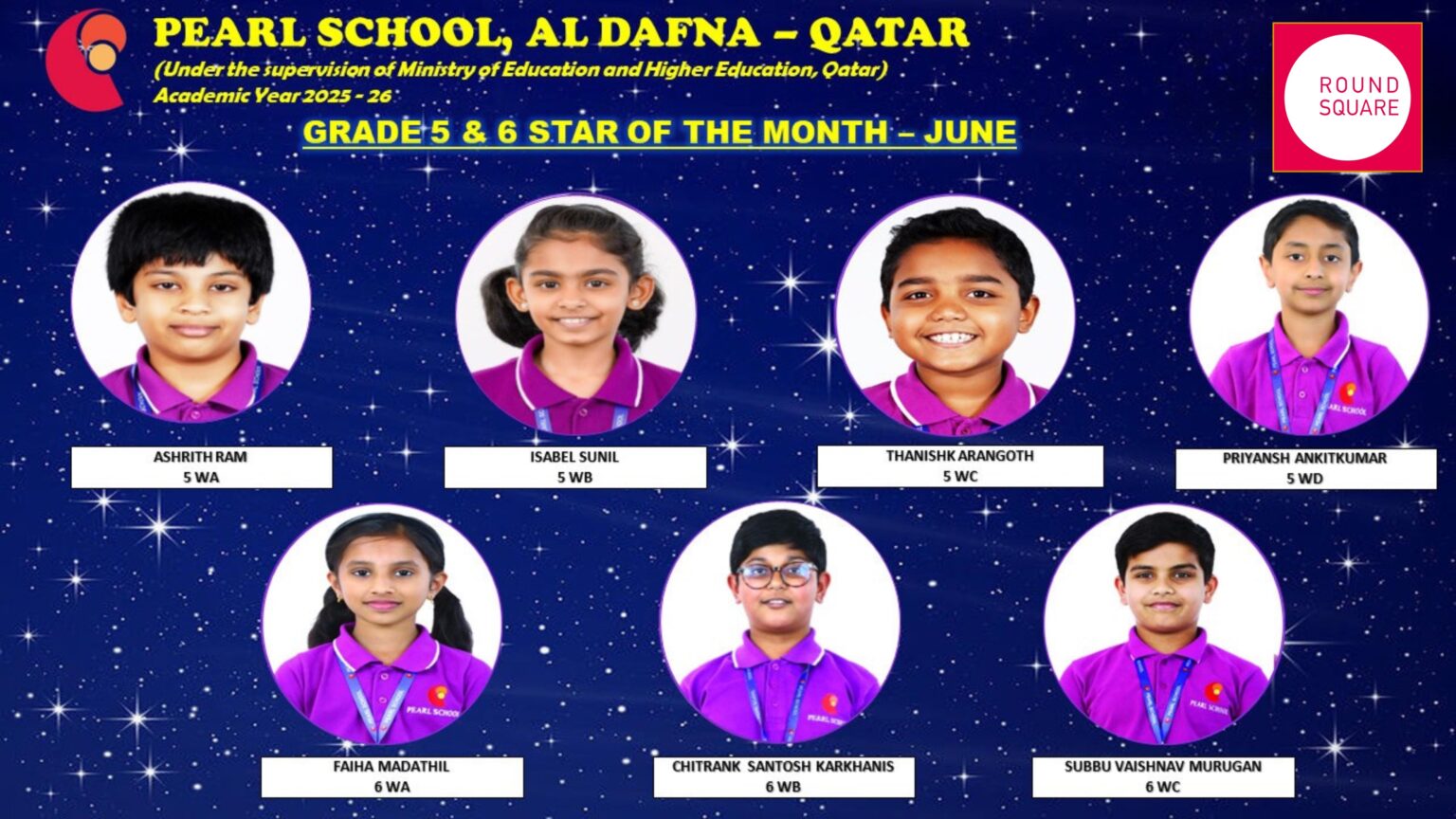 🌟 Star of the Month – June 2025 | Grades 1 to 8 | Al Dafna Campus ...