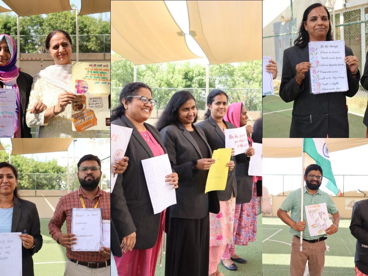 Gandhi Jayanti 2025 Celebration at Podar Pearl School, Al Dafna ...